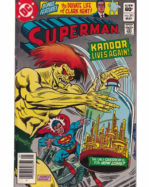 Superman Issue 371 DC Comics Back Issues – Grade City Comics LLC