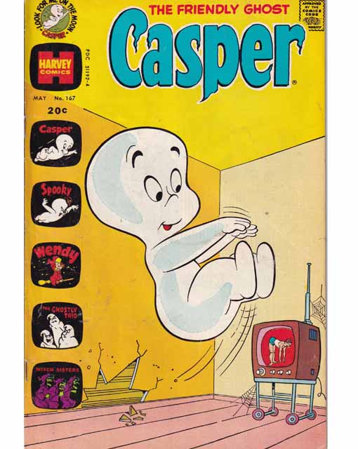 Casper The Friendly Ghost Issue 167 Harvey Comics Back Issues – Grade ...